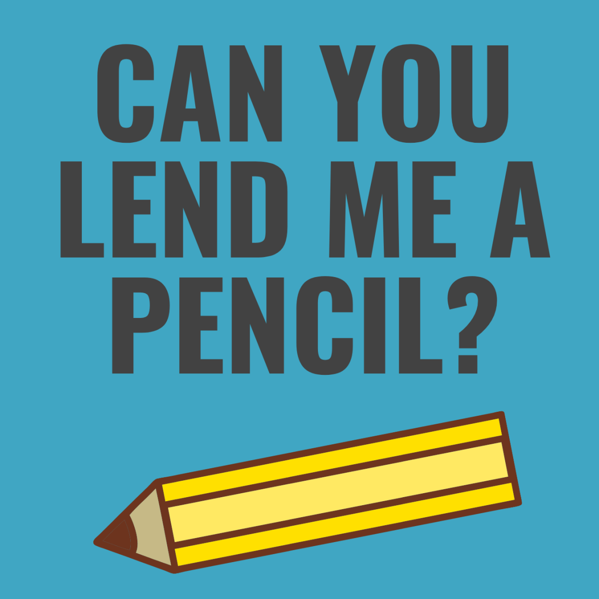 Download Of The Month: Borrow / Lend Poster – The Teacher James